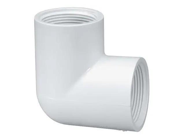 Click here for ZORO SELECT 408005 PVC Elbow  90 Degrees  FNPT x F... prices