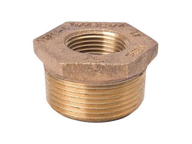 Click here for ZORO SELECT 22UL41 1 MNPT x 1/4 FNPT Brass Bushing prices