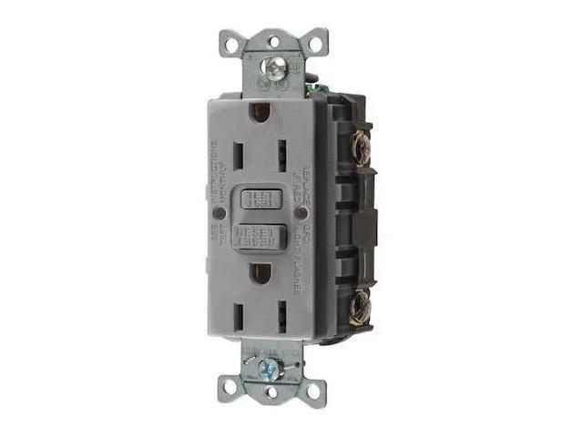 Click here for HUBBELL WIRING DEVICE-KELLEMS GFR15GRY GFCI Recept... prices