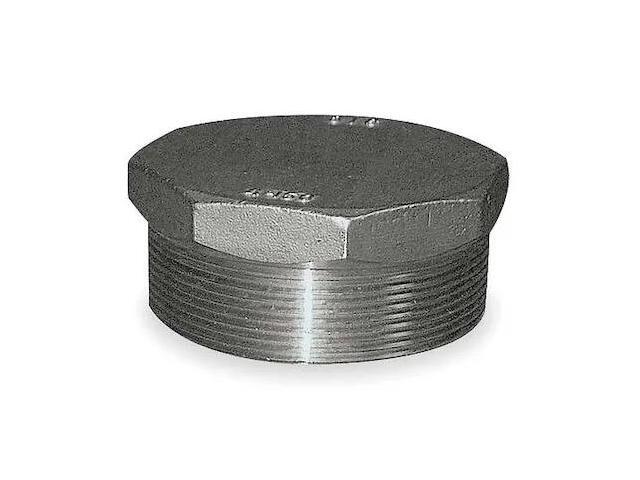 Click here for ZORO SELECT 60HP112N020 2 MNPT 316 SS Hex Plug prices