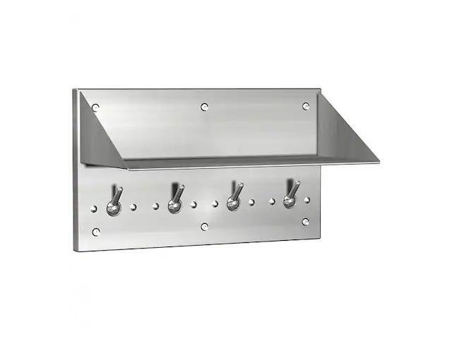 Click here for ACORN CONTROLS 1824 Book Shelf w/Clothes Hooks SS prices