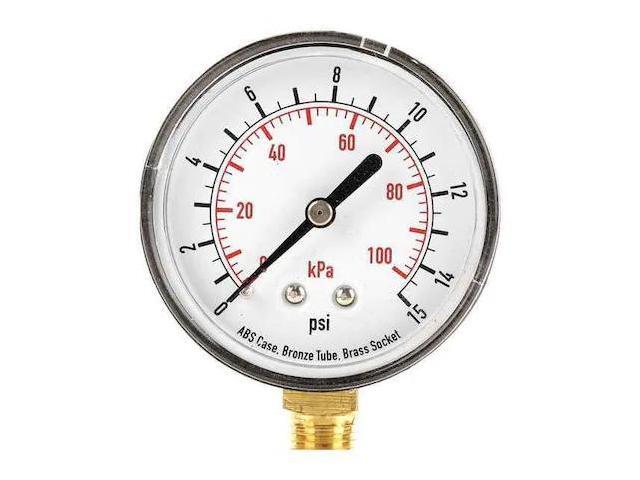 Click here for ZORO SELECT 4FLV6 Commercial Pressure Gauge  0 to... prices