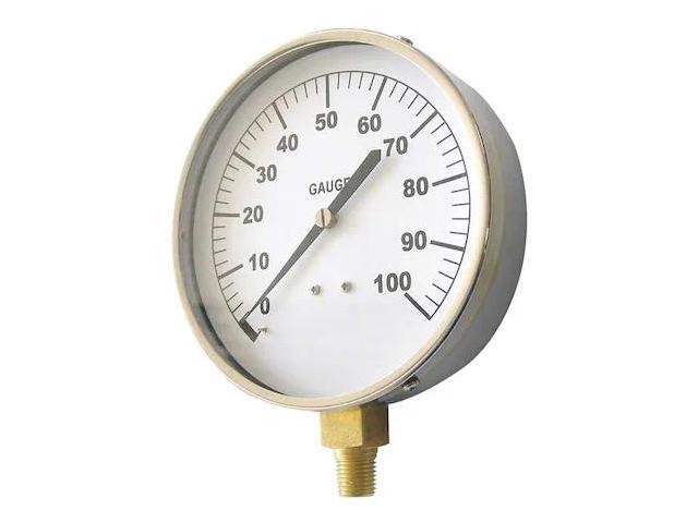 Click here for ZORO SELECT 18C743 Pressure Gauge Mechanical Cont... prices