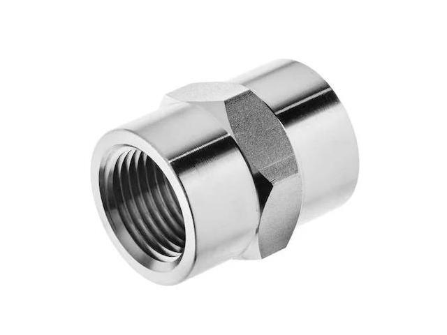 Click here for ZORO SELECT ZUSA-PF-7804 Hex Coupling 304 SS 3/8 P... prices