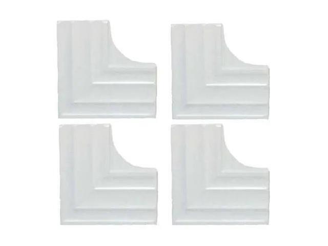 Click here for MIRREDGE 88514 3 W  Dove White Corner Plates prices
