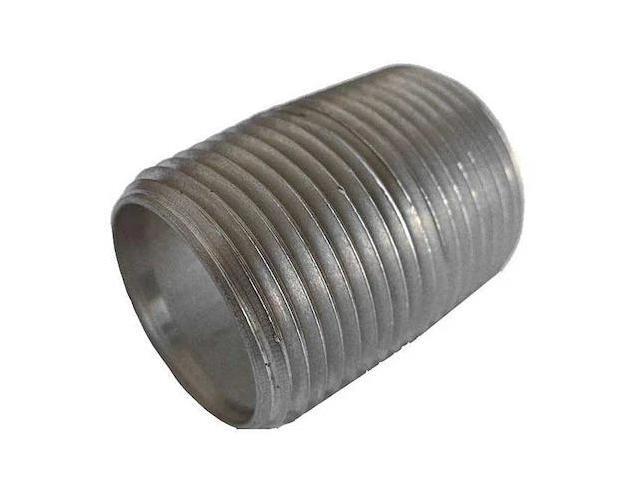 Click here for ZORO SELECT E6BND01 1/2 MNPT Close TBE Stainless S... prices