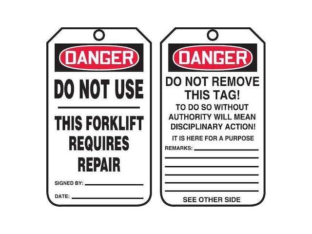 Click here for ACCUFORM TRS327PTP Danger Tag 5-3/4 x 3-1/4 PK25 prices