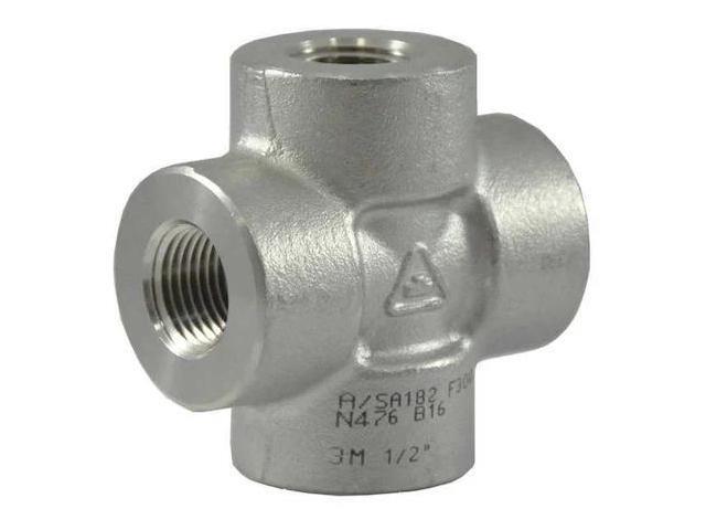 Click here for ZORO SELECT 1LVJ5 1/4 FNPT 304 SS Cross prices