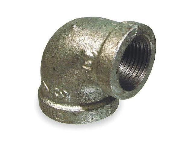 Click here for ZORO SELECT 5P809 1 x 3/4 FNPT Galvanized 90 Degre... prices
