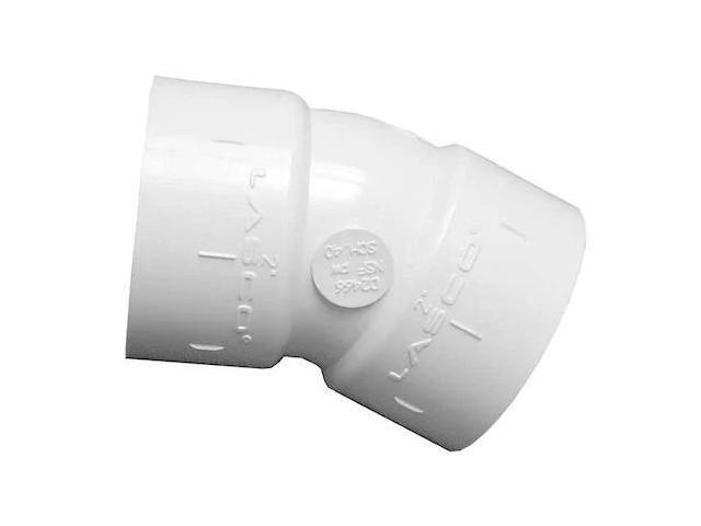 Click here for ZORO SELECT 465040 PVC Elbow  22-1/2 Degrees  Sock... prices