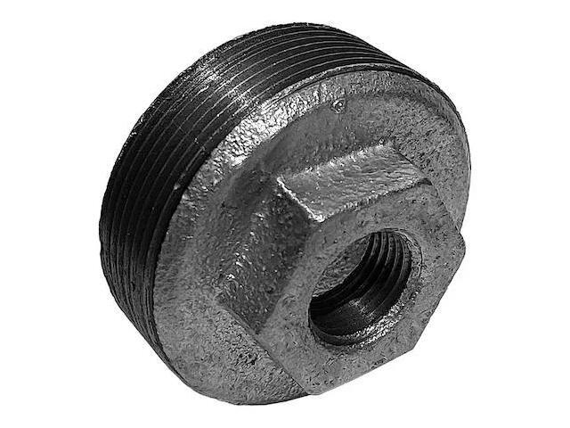 Click here for ZORO SELECT 5P893 2 MNPT x 1/2 FNPT Galvanized Hex... prices