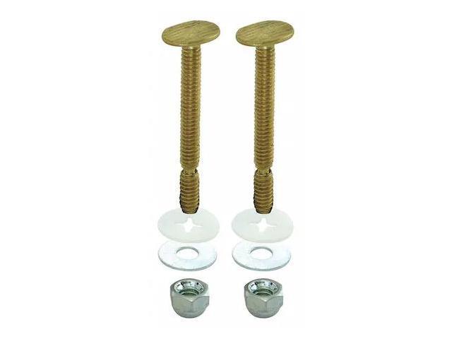 Click here for ZORO SELECT 40026 Closet Bolt Set  Brass  Yellow prices