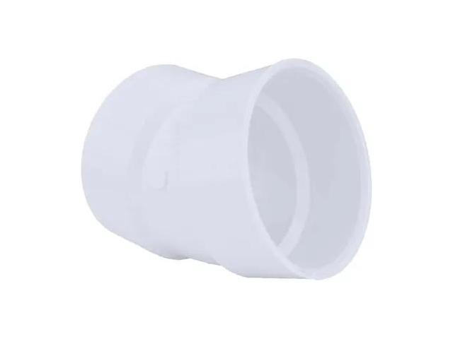 Click here for ZORO SELECT 1WKL2 PVC 22-1/2 Degree Elbow  Hub  4... prices