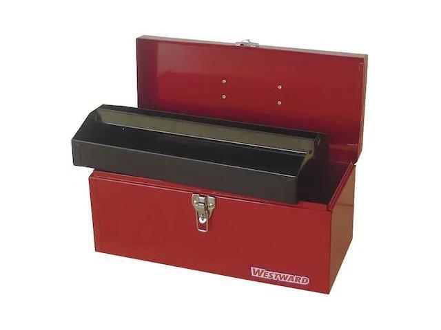 Click here for WESTWARD 36Y011 WESTWARD Tool Box  Steel  Red  16... prices