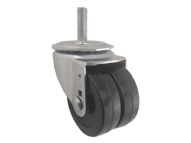 Click here for ZORO SELECT 26Y502 Dual Wheel Swivel Caster Rubber... prices
