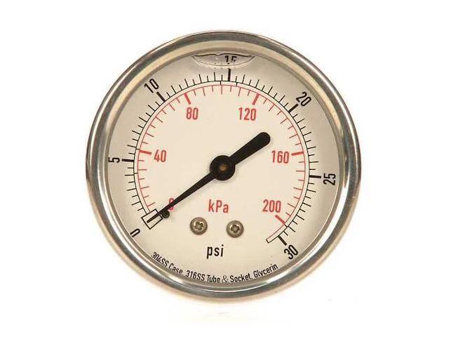 Click here for ZORO SELECT 4CFR4 Commercial Pressure Gauge  0 to... prices