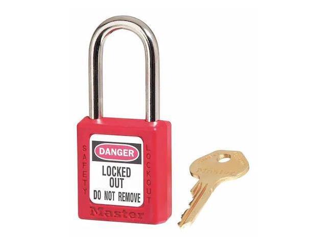 Click here for MASTER LOCK 410S6RED Lockout Padlock KD Red 1-3/4H... prices