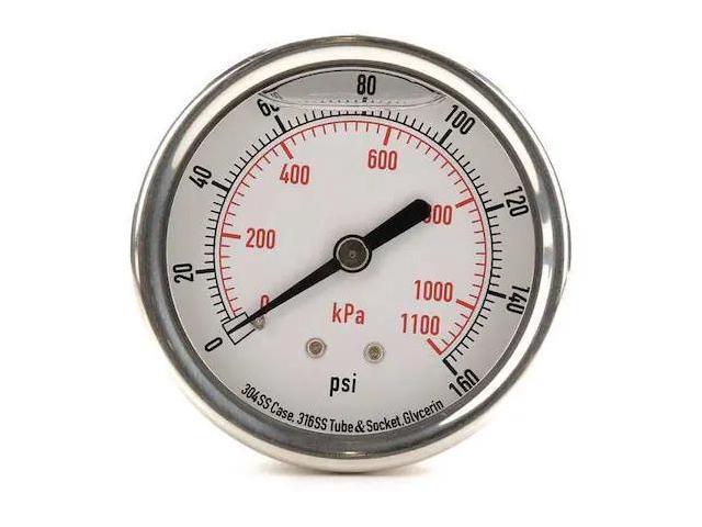 Click here for ZORO SELECT 4CFR7 Commercial Pressure Gauge  0 to... prices