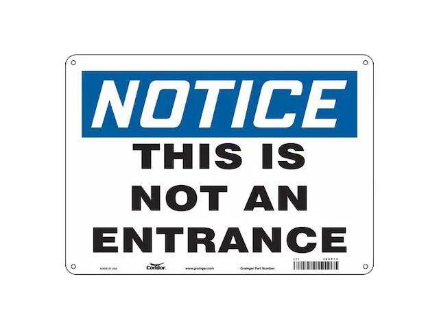 Click here for CONDOR 480P15 Safety Sign 14 Wx10 H 0.032 Thicknes... prices