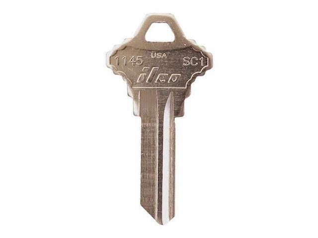 Click here for KABA ILCO 1145-SC1 Key Blank Brass Type SC1 5 Pin... prices