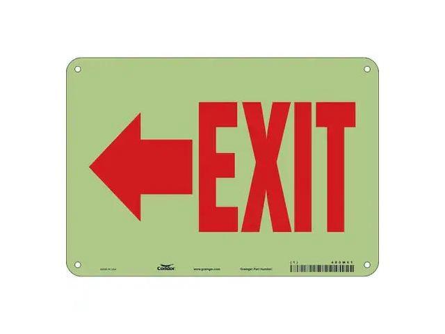Click here for CONDOR 480M61 Exit Sign  English  10 W  7 H  Plast... prices