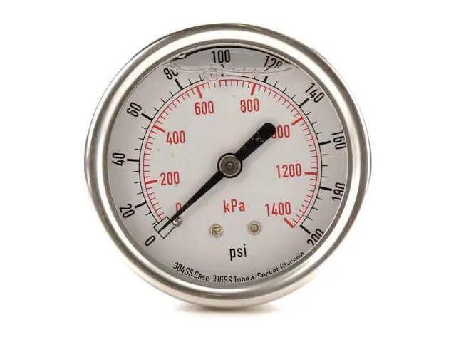 Click here for ZORO SELECT 4CFR8 Commercial Pressure Gauge  0 to... prices