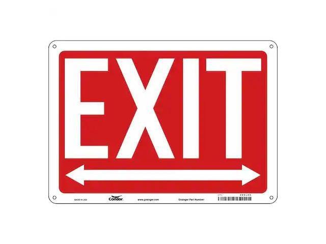 Click here for CONDOR 480L66 Exit Sign  English  14 W  10 H  Alum... prices