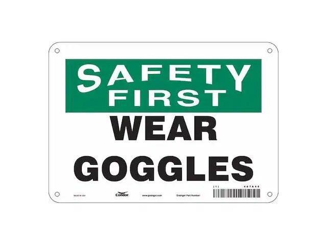Click here for CONDOR 467A48 Safety Sign  7 in Height  10 in Widt... prices