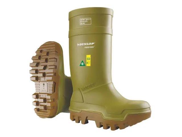 Click here for DUNLOP E662843 Size 6 Mens Steel Rubber Boot  Gree... prices