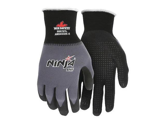 Click here for MCR SAFETY N96797M Coated Gloves  Nitrile  Flat Di... prices