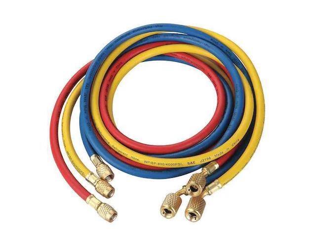Click here for DAYTON 4PDG4 Manifold Hose Set 72 In Red Yellow Bl... prices