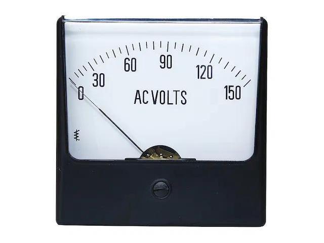 Click here for ZORO SELECT 12G406 Analog Panel Meter AC Voltage 0... prices