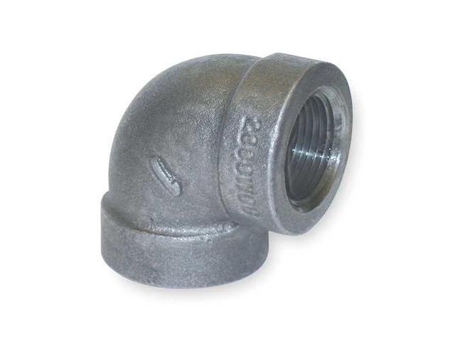 Click here for ZORO SELECT 1LBH1 1-1/4 FNPT Galvanized 90 Degree... prices