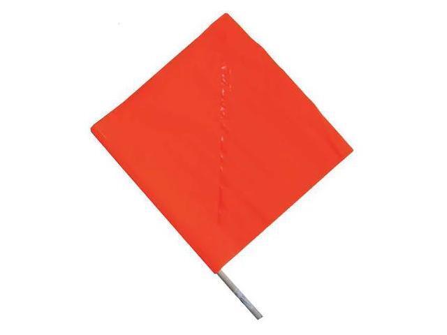 Click here for ZORO SELECT 1EKR8 Handheld Warning Flag Orange 18x... prices