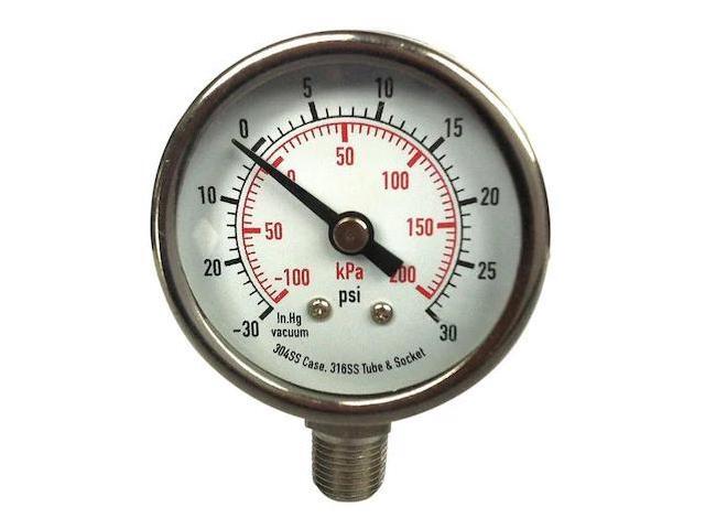 Click here for ZORO SELECT 4FML6 Pressure Gauge Test 2 In prices