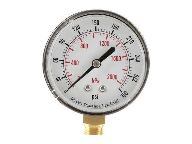 Click here for ZORO SELECT 4FLW3 Commercial Pressure Gauge  0 to... prices