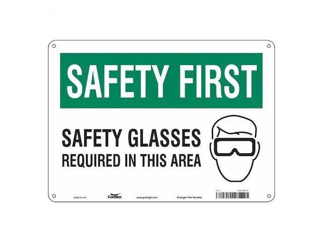 Click here for CONDOR 467A77 Safety Sign  10 in Height  14 in Wid... prices