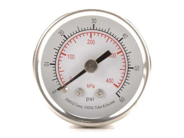 Click here for ZORO SELECT 4FMT3 Commercial Pressure Gauge  0 to... prices