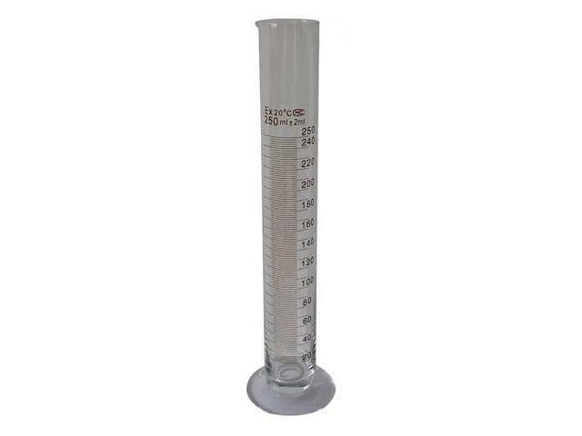 Click here for ZORO SELECT 5YHY2 Graduated Cylinder  250mL  Glass... prices