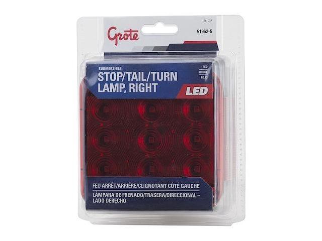 Click here for GROTE 51962-5 Stop/Tail/Turn Light LED Red prices