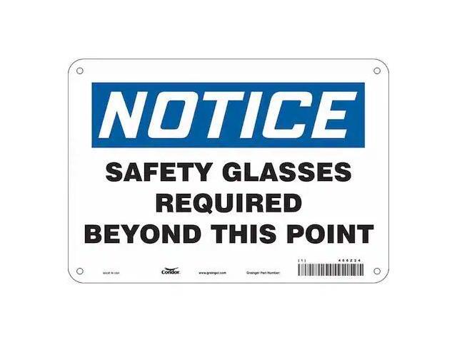 Click here for CONDOR 466Z24 Safety Sign  7 in Height  10 in Widt... prices