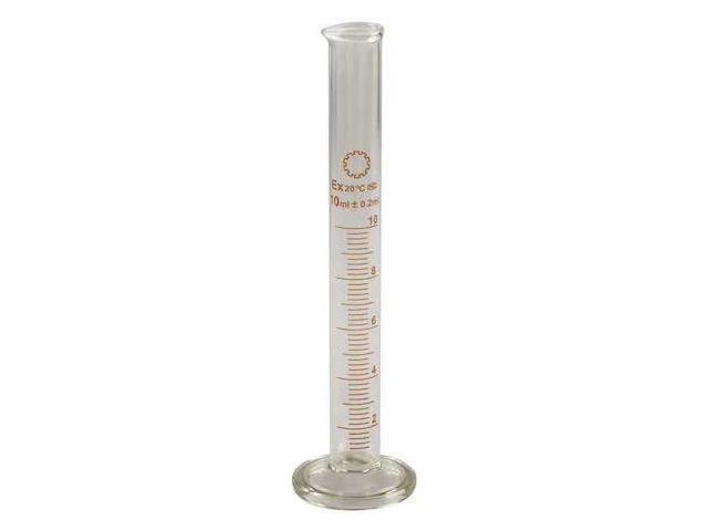 Click here for LAB SAFETY SUPPLY 5YHX8 Graduated Cylinder 10mL Gl... prices