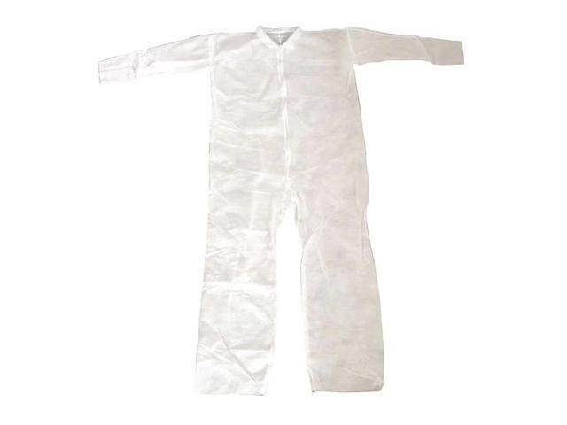 Click here for CONDOR 26W752 Collared Disposable Coveralls  L  Wh... prices