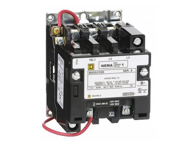Click here for SQUARE D 8502SCO2V02S 120VAC Non-Reversing Magneti... prices
