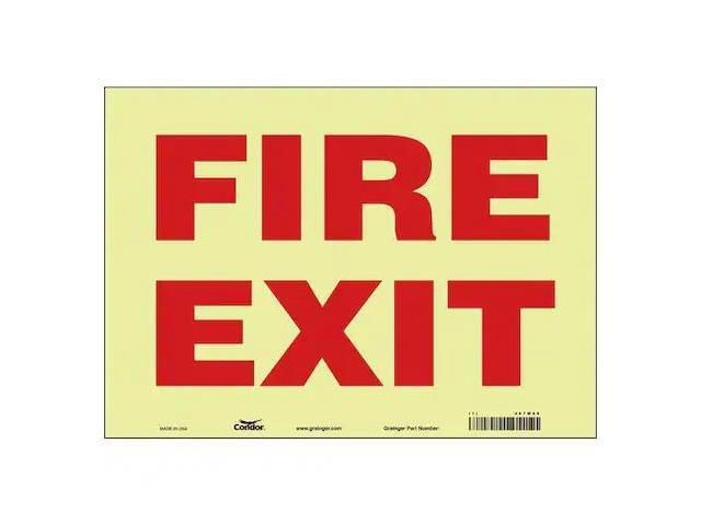 Click here for CONDOR 467W09 Safety Sign Emergency Exit  Glow Vin... prices