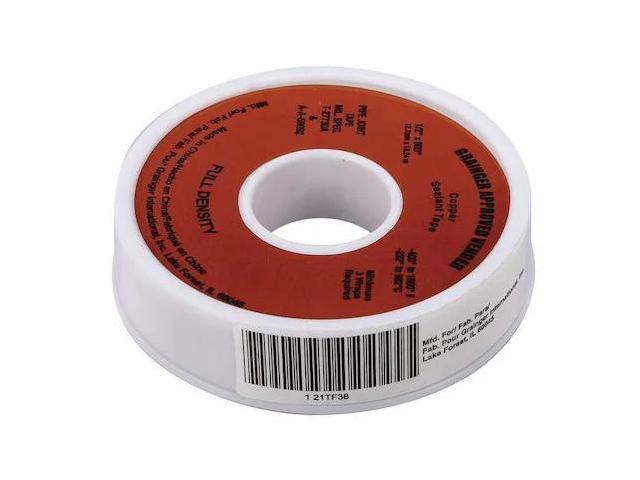 Click here for ZORO SELECT 21TF38 Sealant Tape 1/2 x 600 In prices