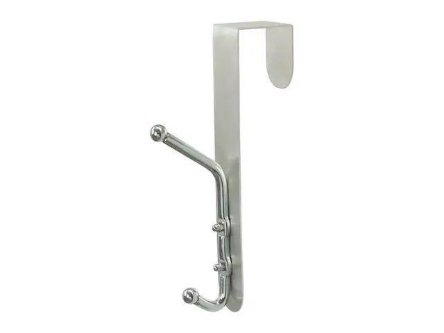 Click here for ZORO SELECT 45NG70 Coat Rack Silver 4-1/4 in. D prices