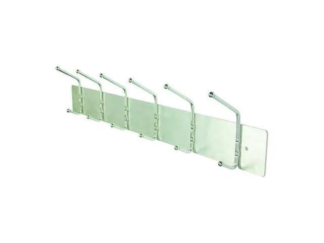 Click here for ZORO SELECT 45NG76 Coat Rack Silver 3-3/4 in. D 36... prices