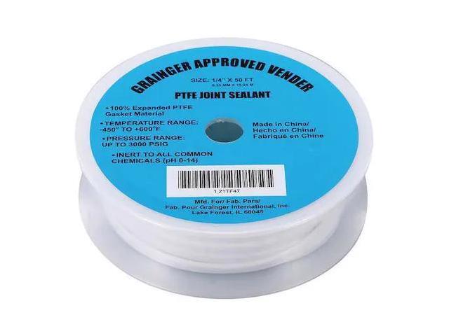 Click here for ZORO SELECT 21TF47 PTFE Joint Sealant 1/4 x 50 Ft prices
