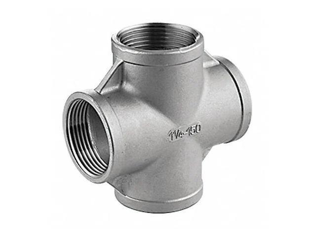 Click here for ZORO SELECT 400X111N020 2 FNPT 304 SS Cross prices